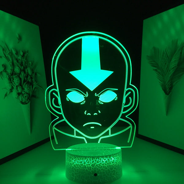3D LED Light Anime Avatar The Last Airbender Coloful Small Night Light ...