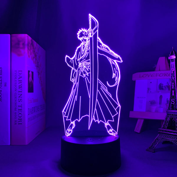 Anime Bleach 3d Lamp Ichigo Kurosaki for Bedroom Decor Nightlight Cool ...