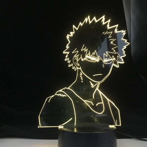 My Hero Academia Katsuki Bakugo Light Anime 3d Led Night Lamp Bakugo M ...